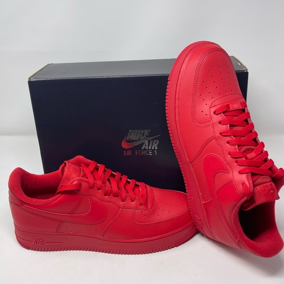 Nike | Shoes | Nike Air Force Triple Red Mens | Poshmark